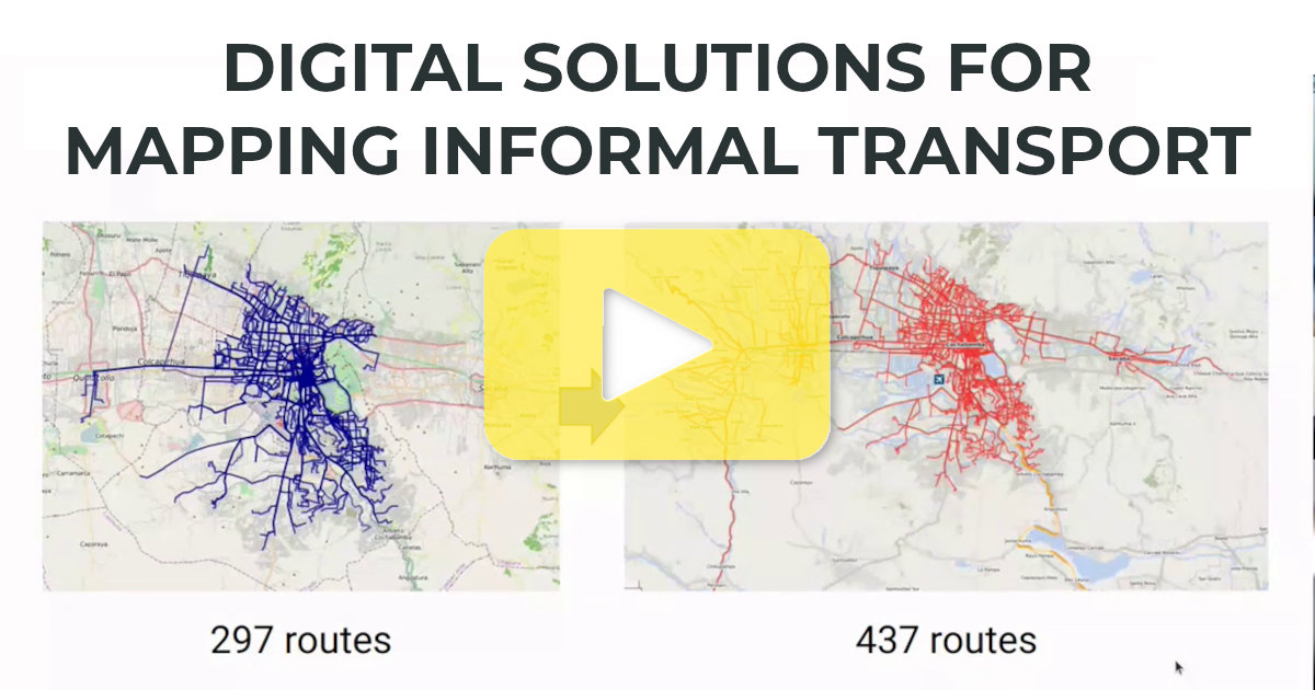 VIDEO: Digital Solutions for Mapping Informal Transport - Trufi Association