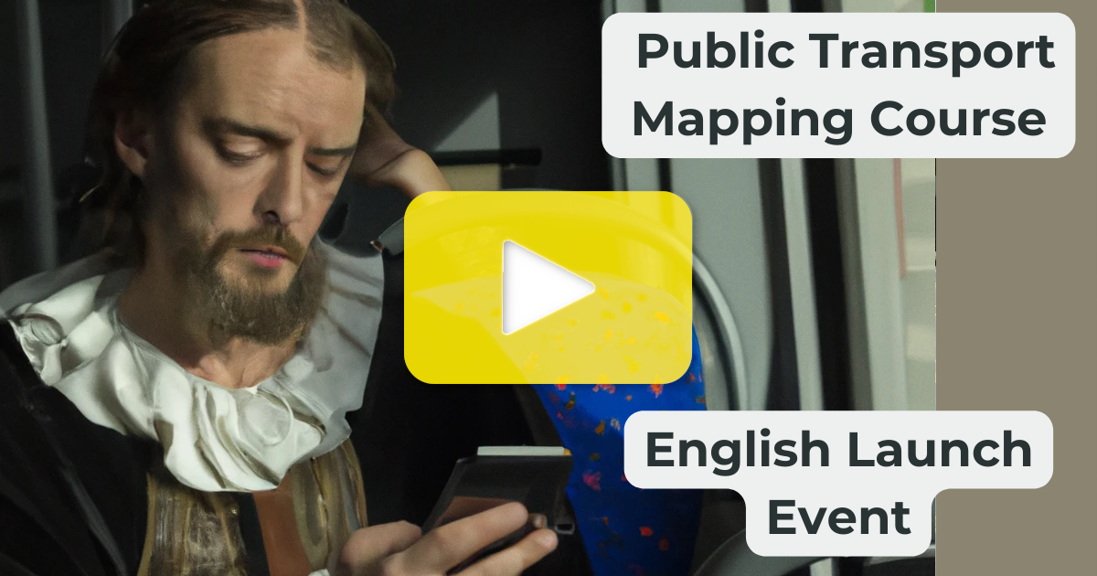 Launch Video: Public Transport Mapping Course Now Available in English ...